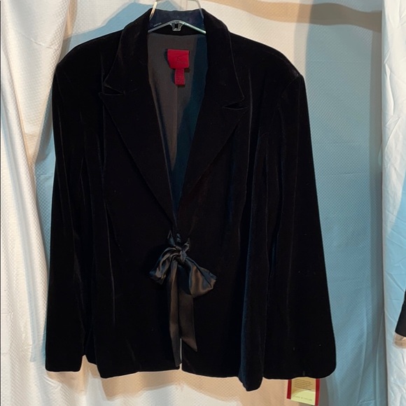 JS Collections | Jackets & Coats | Js Collections 2 Black Velvet Bow ...